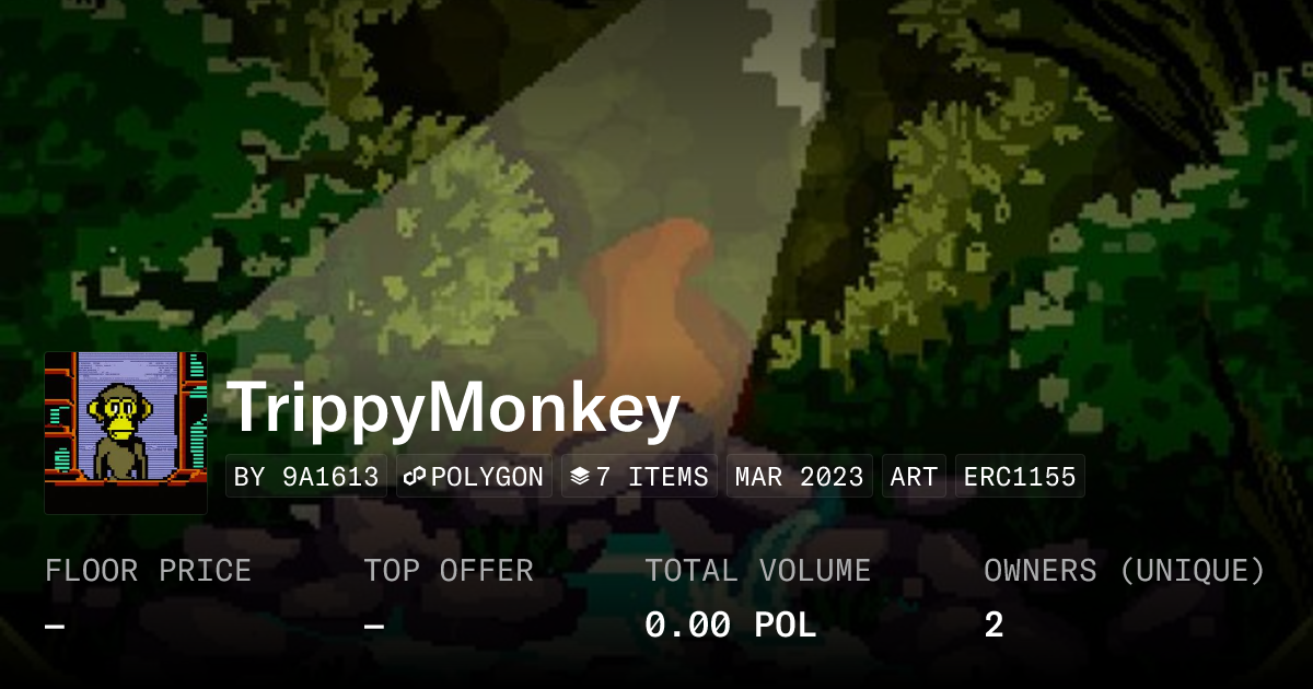 TrippyMonkey - Collection | OpenSea