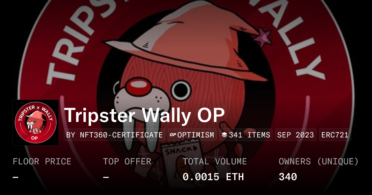 Tripster Wally OP - Collection | OpenSea