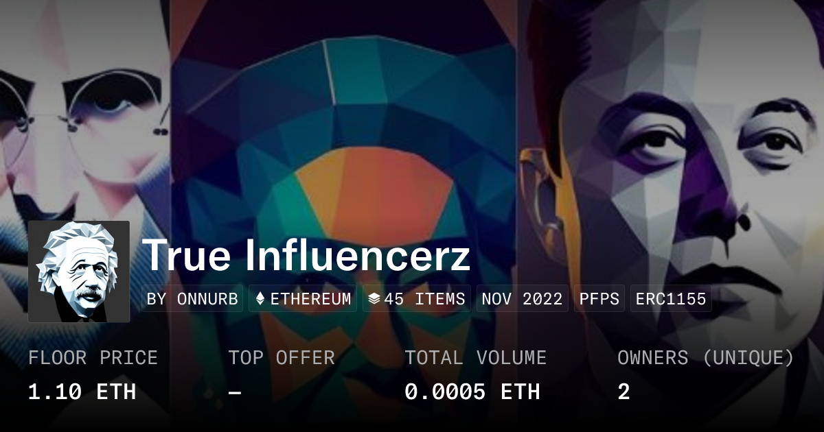 True Influencerz - Collection | OpenSea