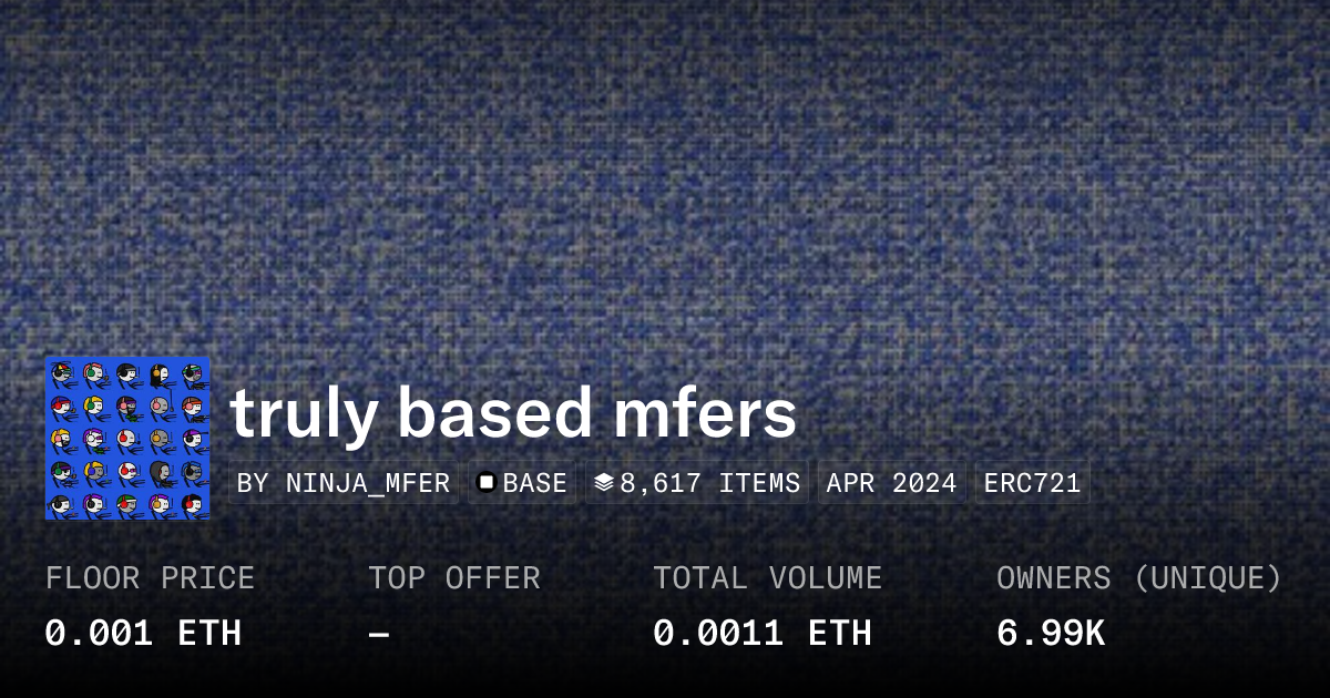 truly based mfers - Collection | OpenSea