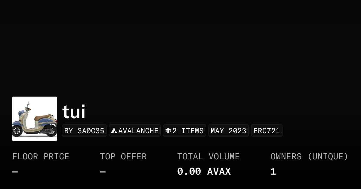 tui - Collection | OpenSea