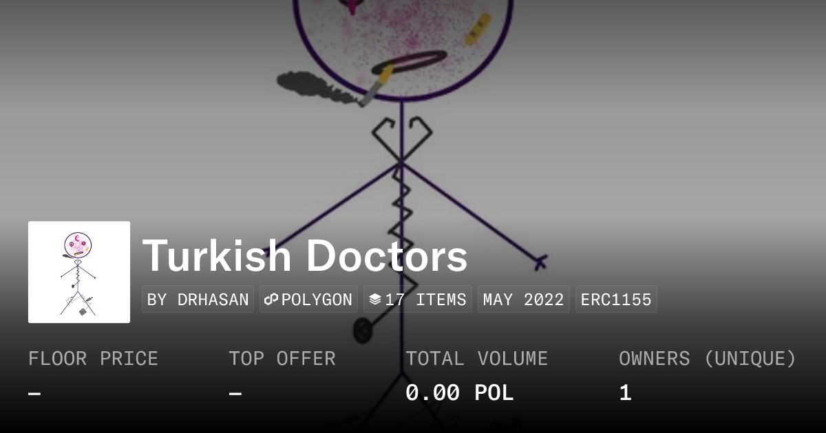 Turkish Doctors 0.001 WETH - Collection | OpenSea