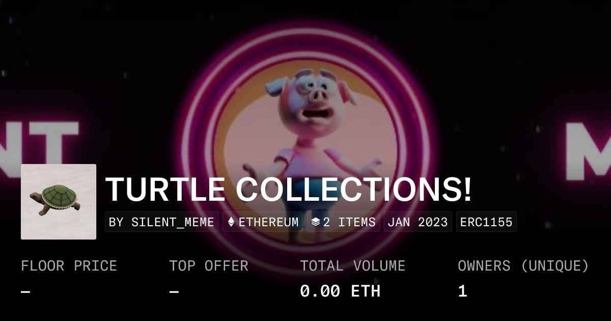 TURTLE COLLECTIONS! - Collection | OpenSea