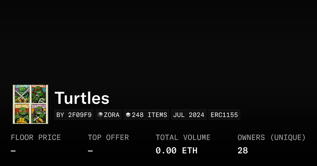 Turtles - Collection | OpenSea