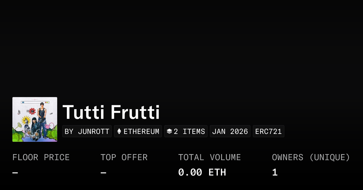Tutti Frutti - Collection | OpenSea