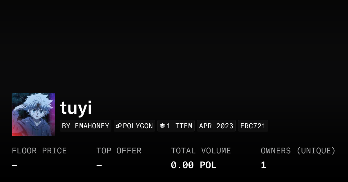 tuyi - Collection | OpenSea