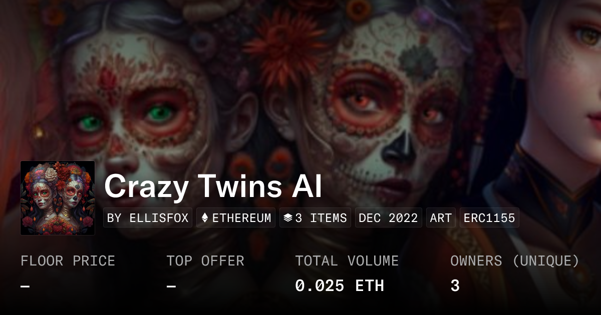 Crazy Twins AI - Collection | OpenSea