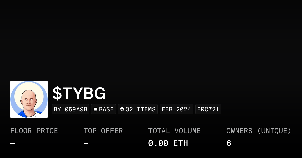 $TYBG - Collection | OpenSea