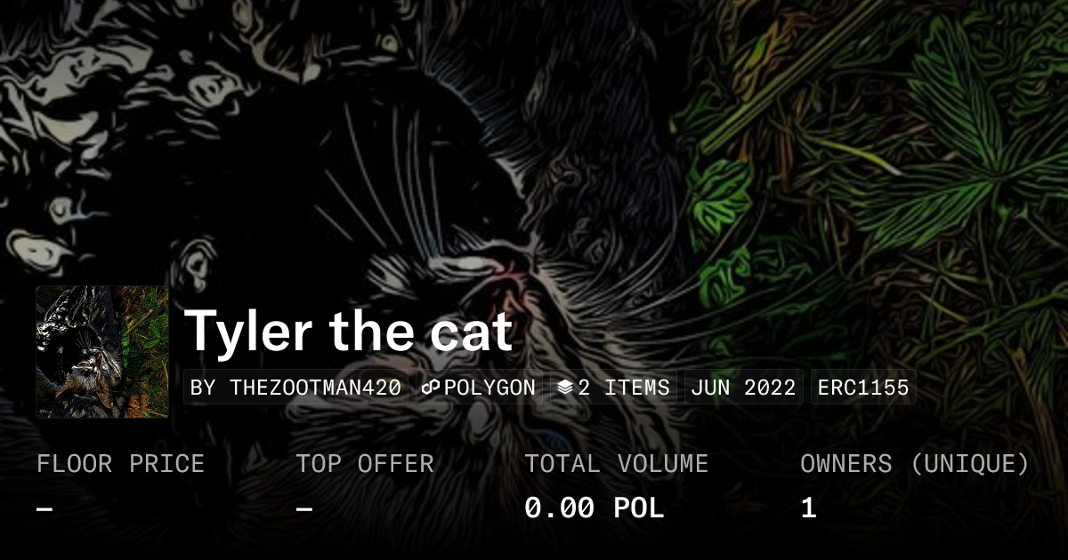 Tyler the cat - Collection | OpenSea