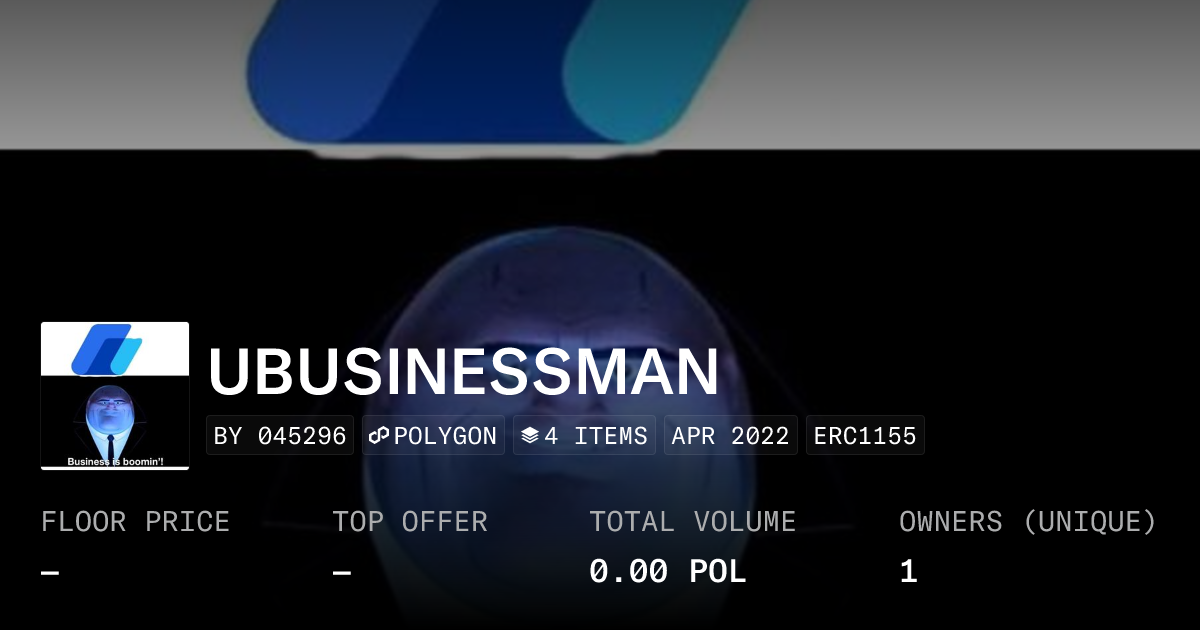 UBUSINESSMAN - Collection | OpenSea