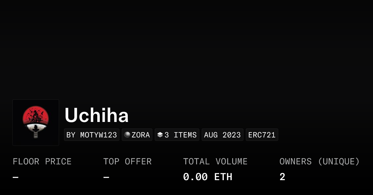 Uchiha - Collection | OpenSea