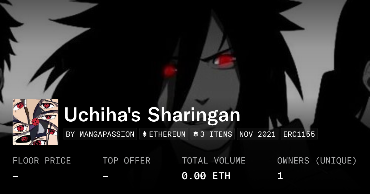 Uchiha's Sharingan - Collection | OpenSea