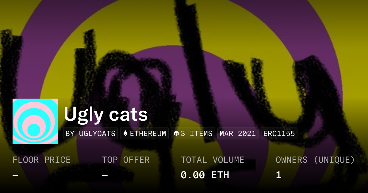 Ugly cats - Collection | OpenSea