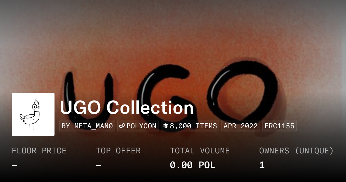 UGO Collection - Collection | OpenSea