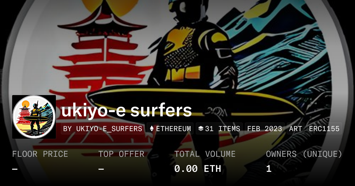 ukiyo-e surfers - Collection | OpenSea