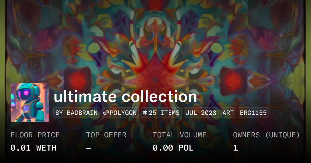 ultimate collection - Collection | OpenSea