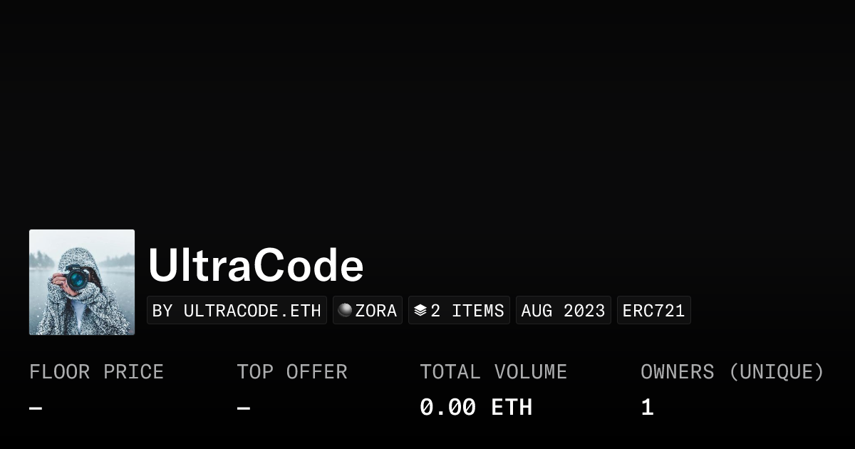 UltraCode - Collection | OpenSea