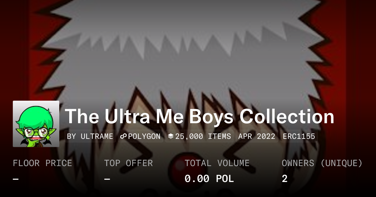 The Ultra Me Boys Collection - Collection | OpenSea
