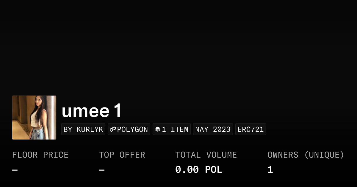 umee 1 - Collection | OpenSea