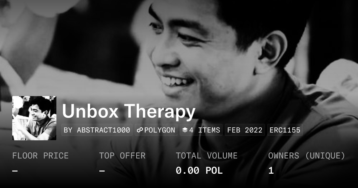 Unbox Therapy - Collection | OpenSea