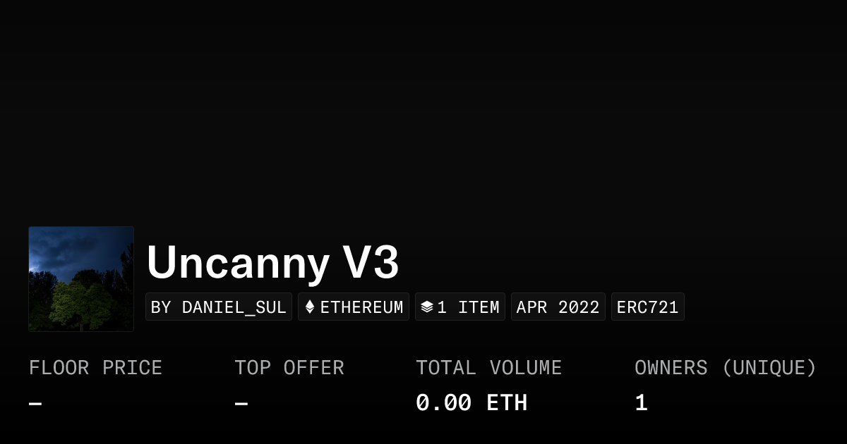 Uncanny V3 - Collection | OpenSea