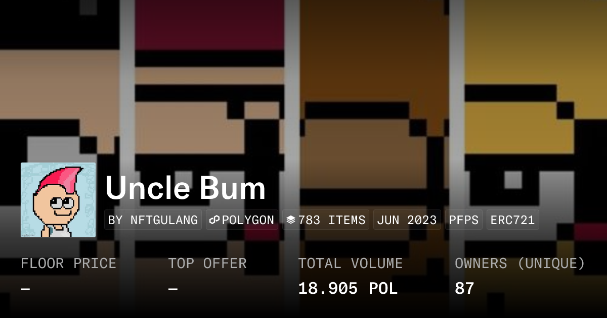 Uncle Bum - Collection | OpenSea