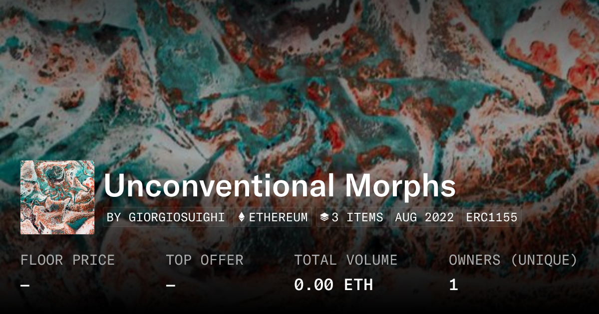 Unconventional Morphs - Collection | OpenSea