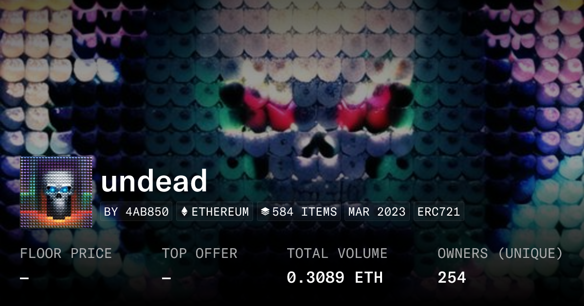 undead - Collection | OpenSea