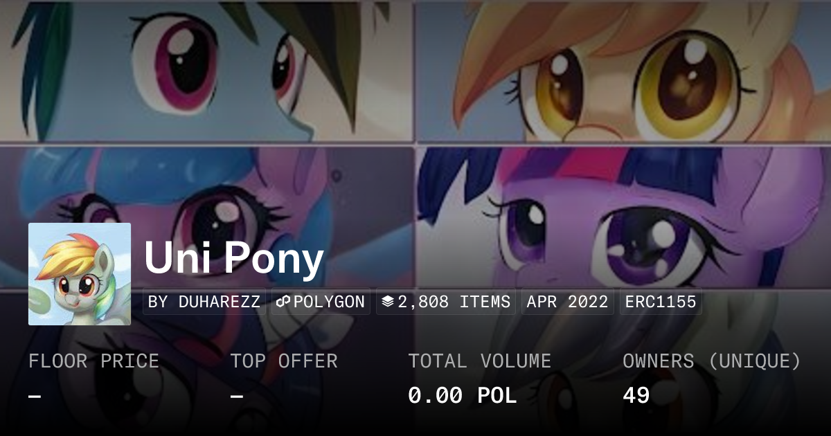 Uni Pony - Collection | OpenSea