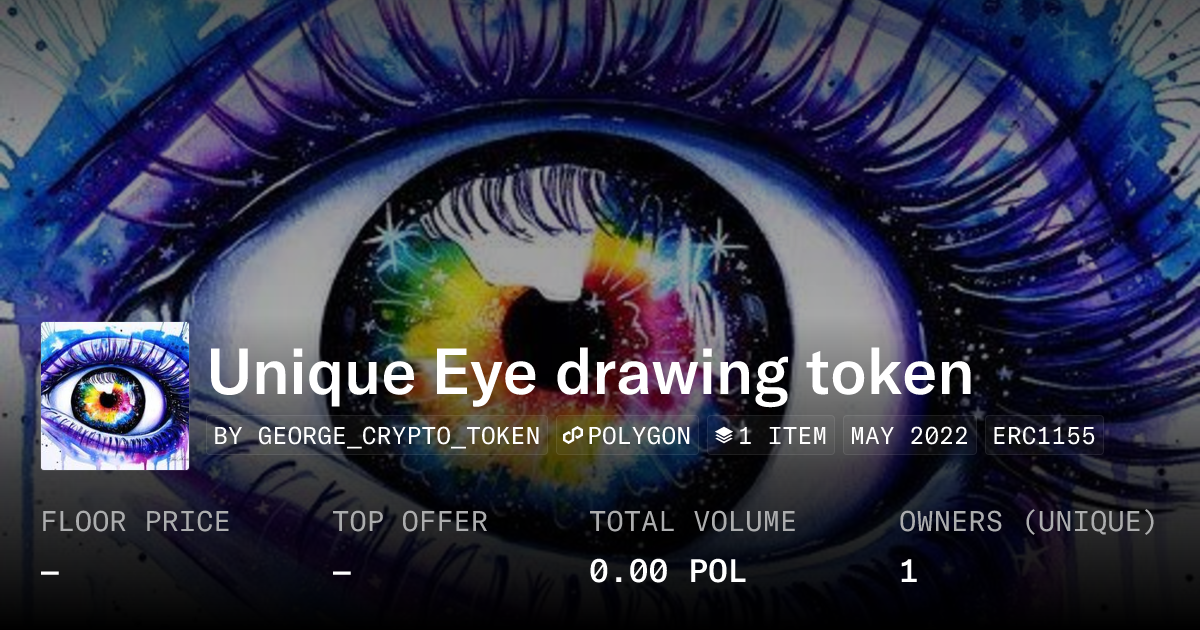 Unique Eye drawing token - Collection | OpenSea
