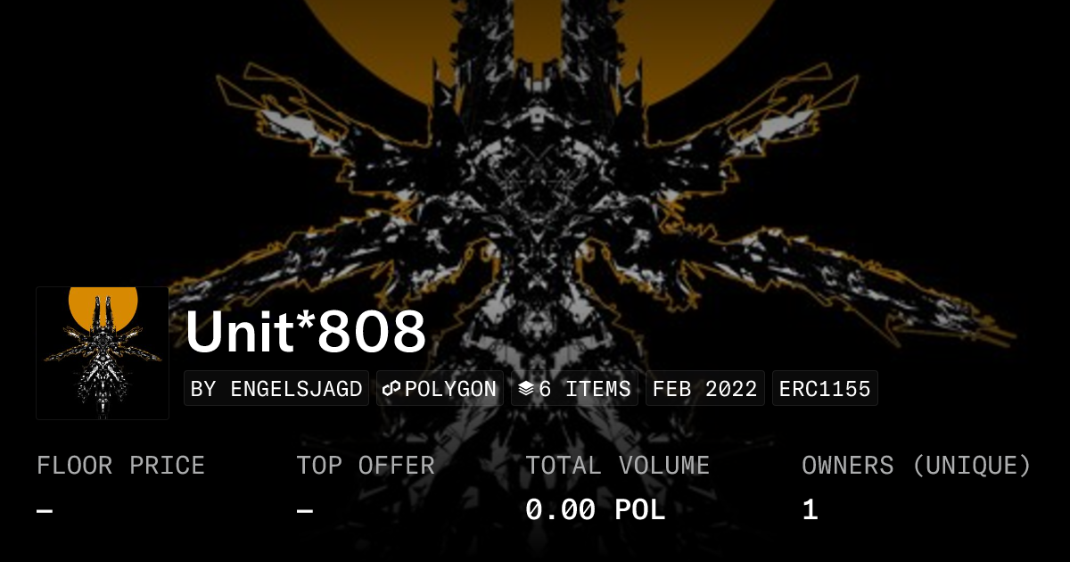 Unit*808 - Collection | OpenSea