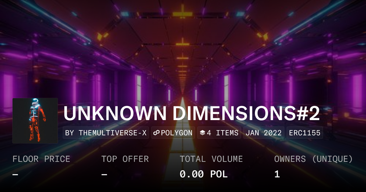 UNKNOWN DIMENSIONS#2 - Collection | OpenSea