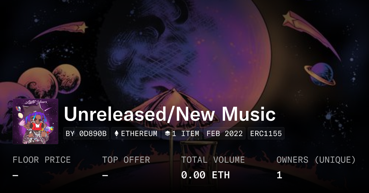 Unreleased/New Music - Collection | OpenSea