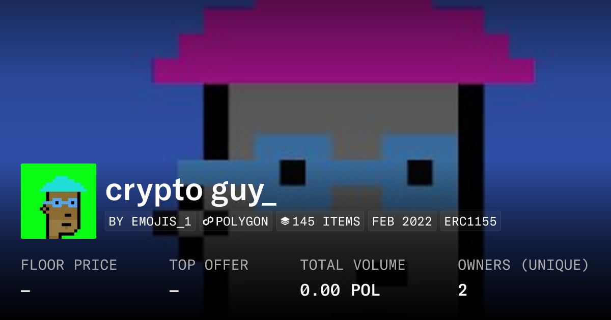 crypto guy_ - Collection | OpenSea