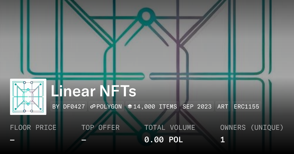 Linear NFTs - Collection | OpenSea