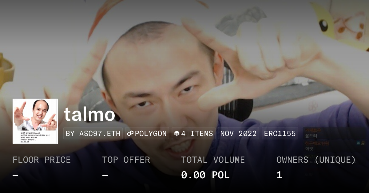 talmo - Collection | OpenSea