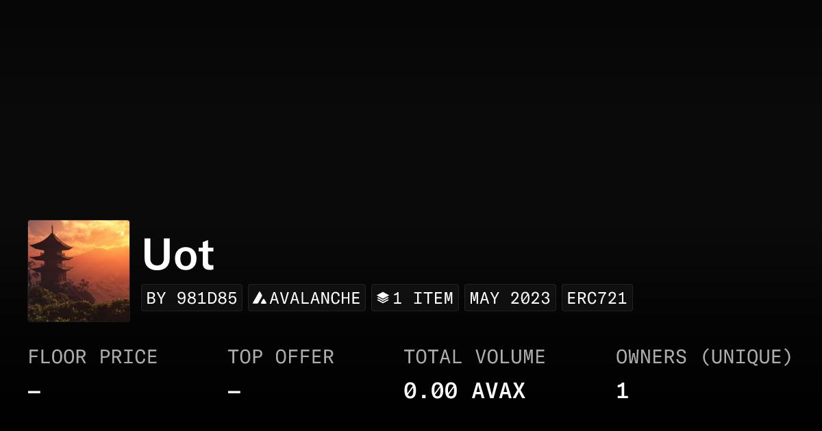 Uot - Collection | OpenSea