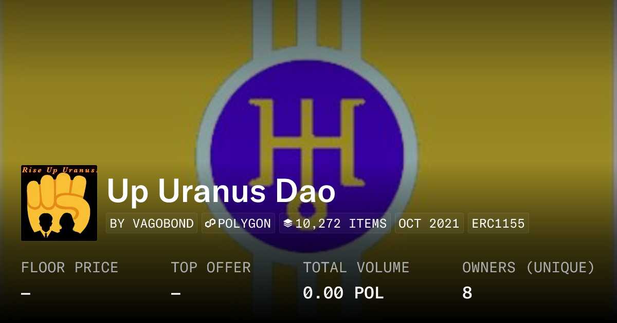 Up Uranus Dao - Collection | OpenSea