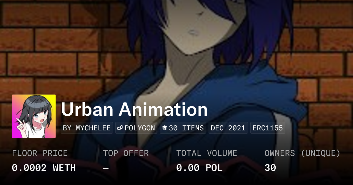 Urban Animation - Collection | OpenSea