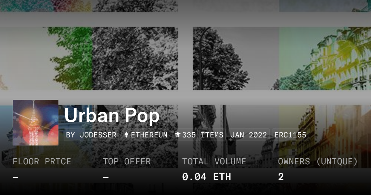 Urban Pop - Collection | OpenSea