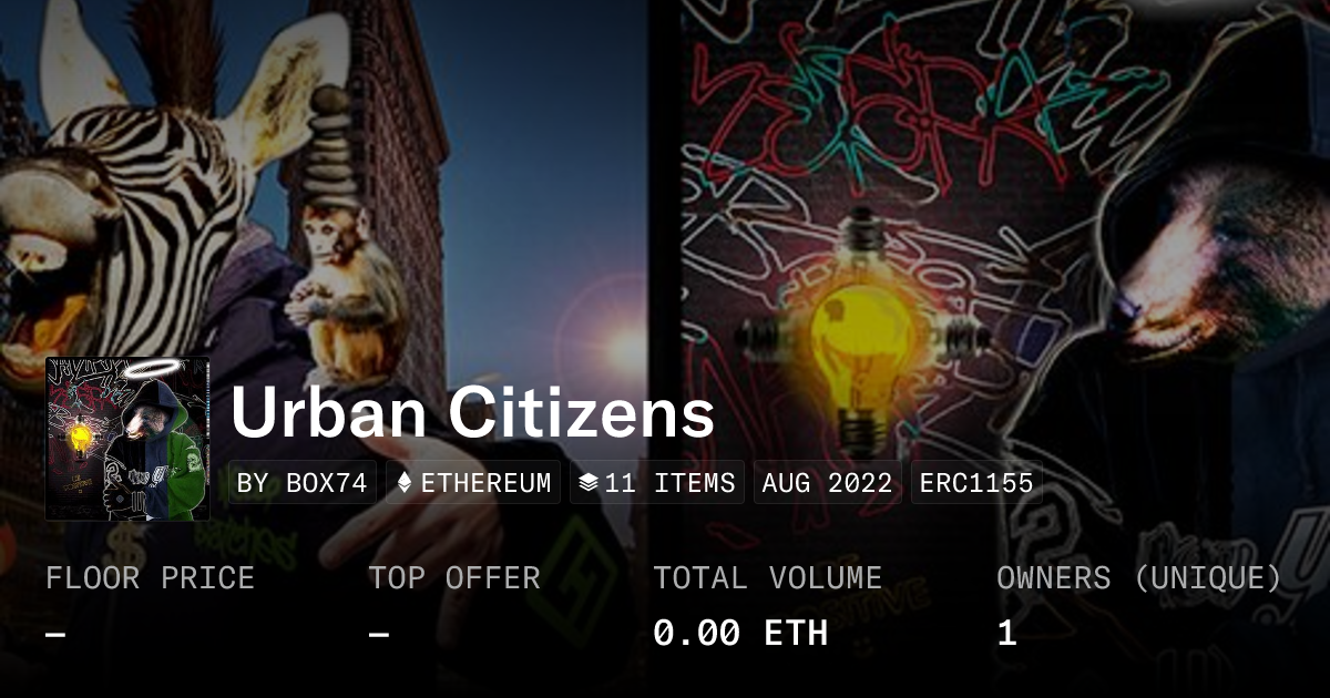 Urban Citizens - Collection | OpenSea