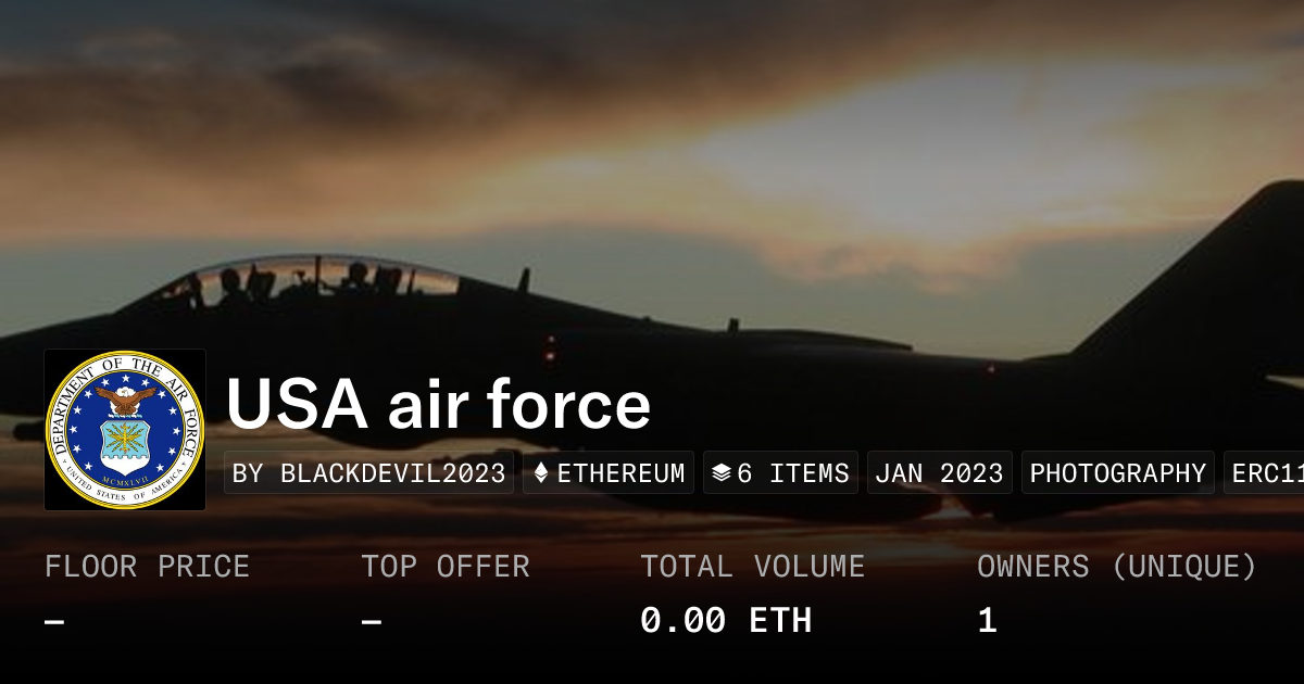 USA air force - Collection | OpenSea