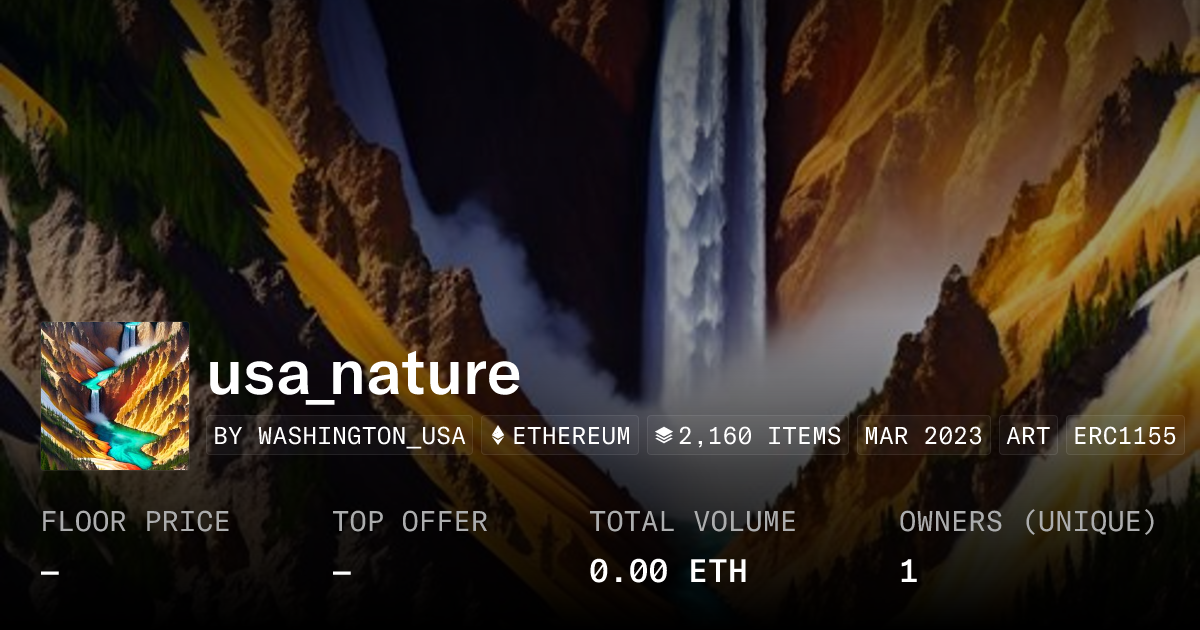 usa_nature - Collection | OpenSea