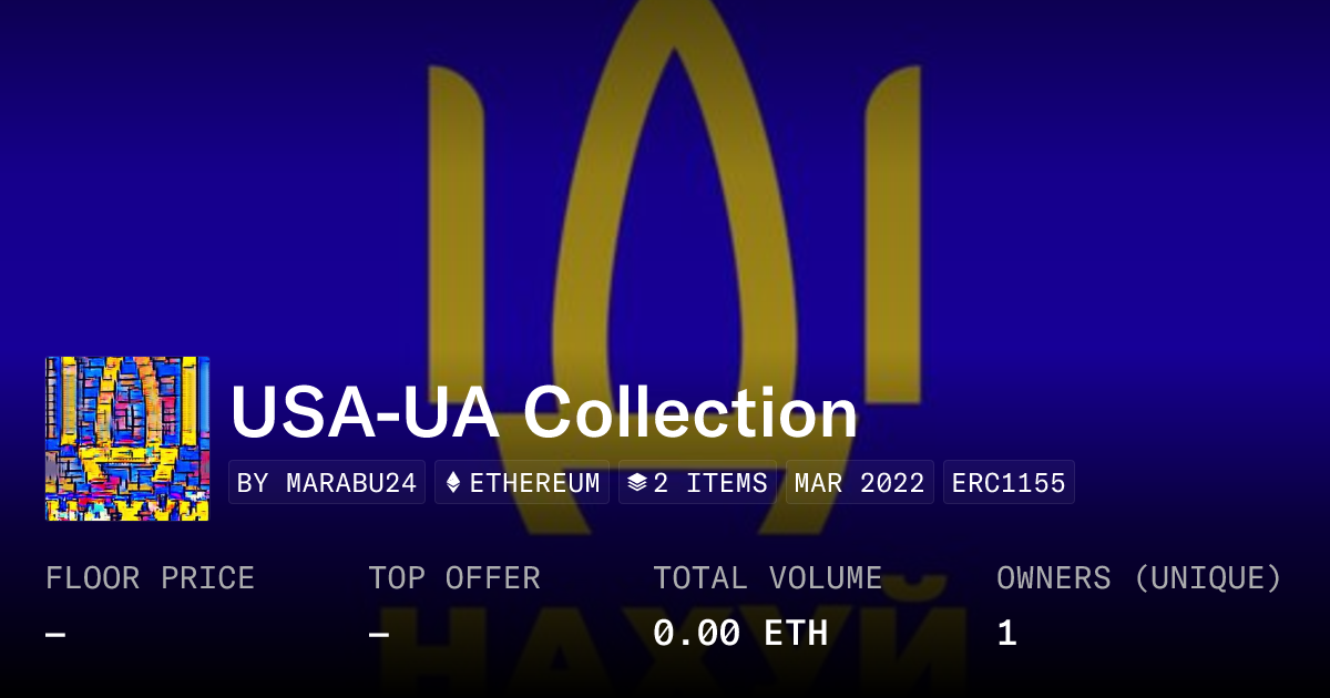 USA-UA Collection - Collection | OpenSea