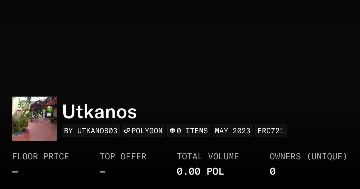 Utkanos - Collection | OpenSea