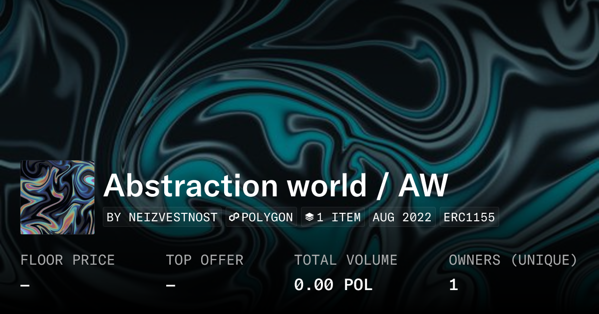 Abstraction world / AW - Collection | OpenSea