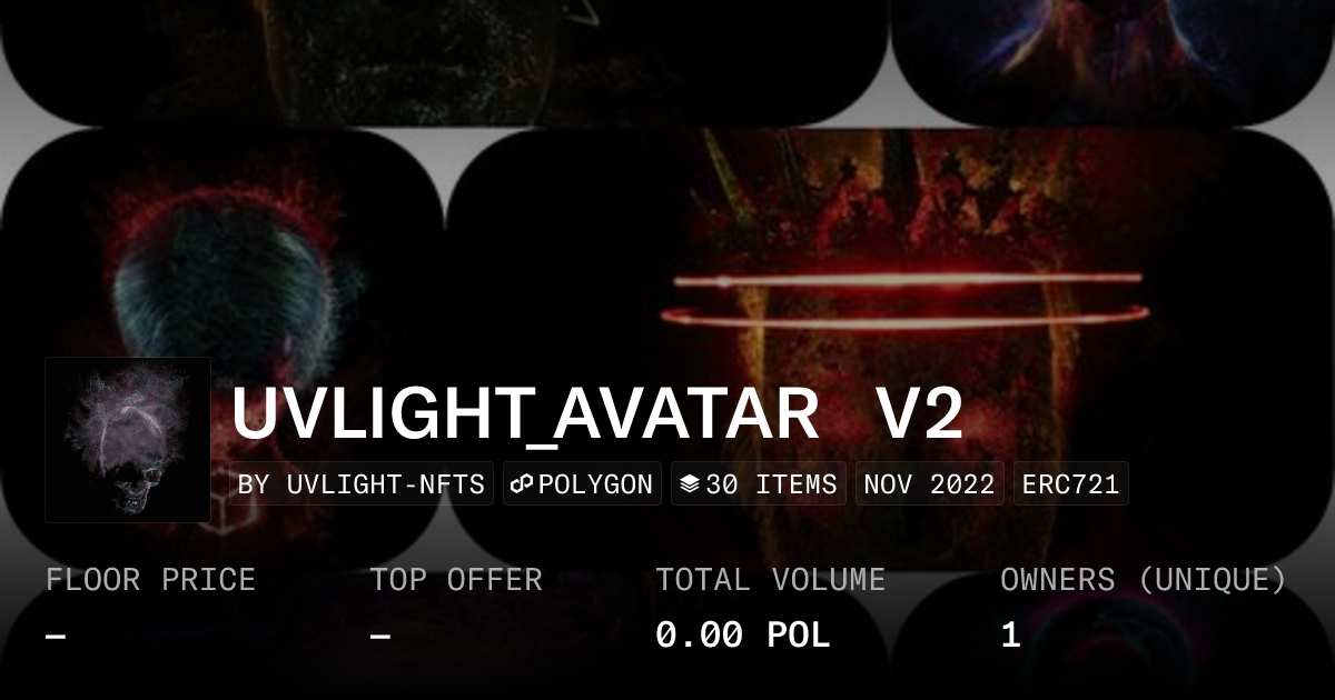 UVLIGHT_AVATAR V2 - Collection | OpenSea