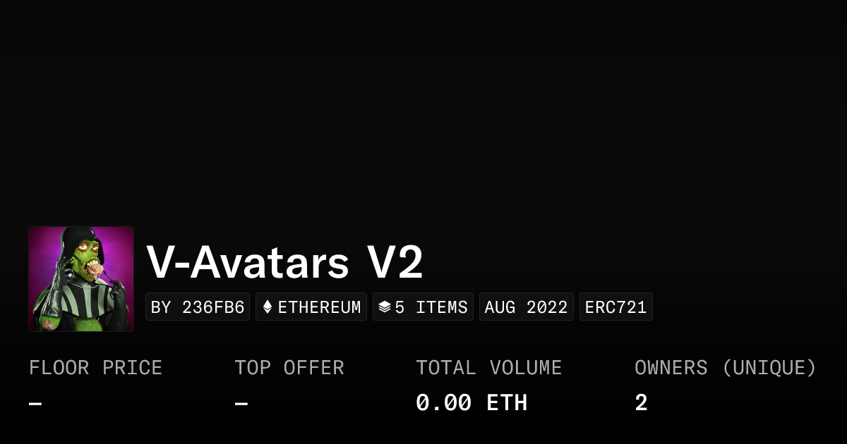 V-Avatars V2 - Collection | OpenSea