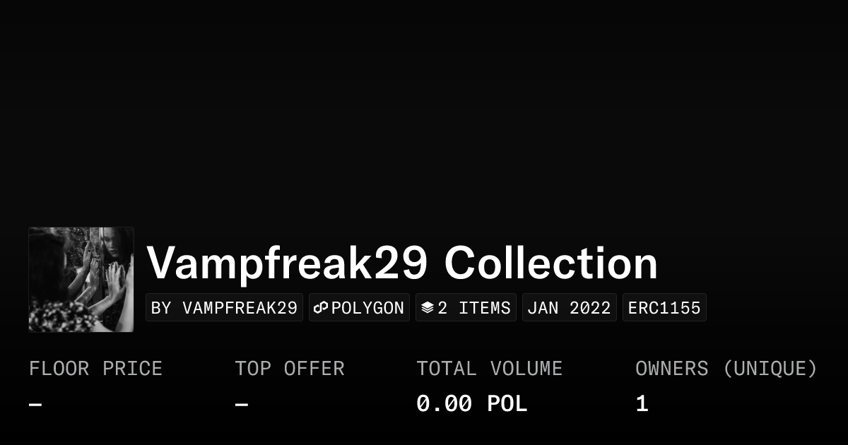 Vampfreak29 Collection - Collection | OpenSea
