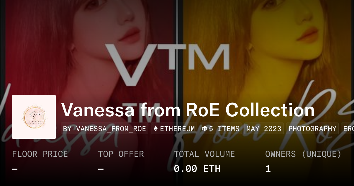 Vanessa from RoE Collection - Collection | OpenSea